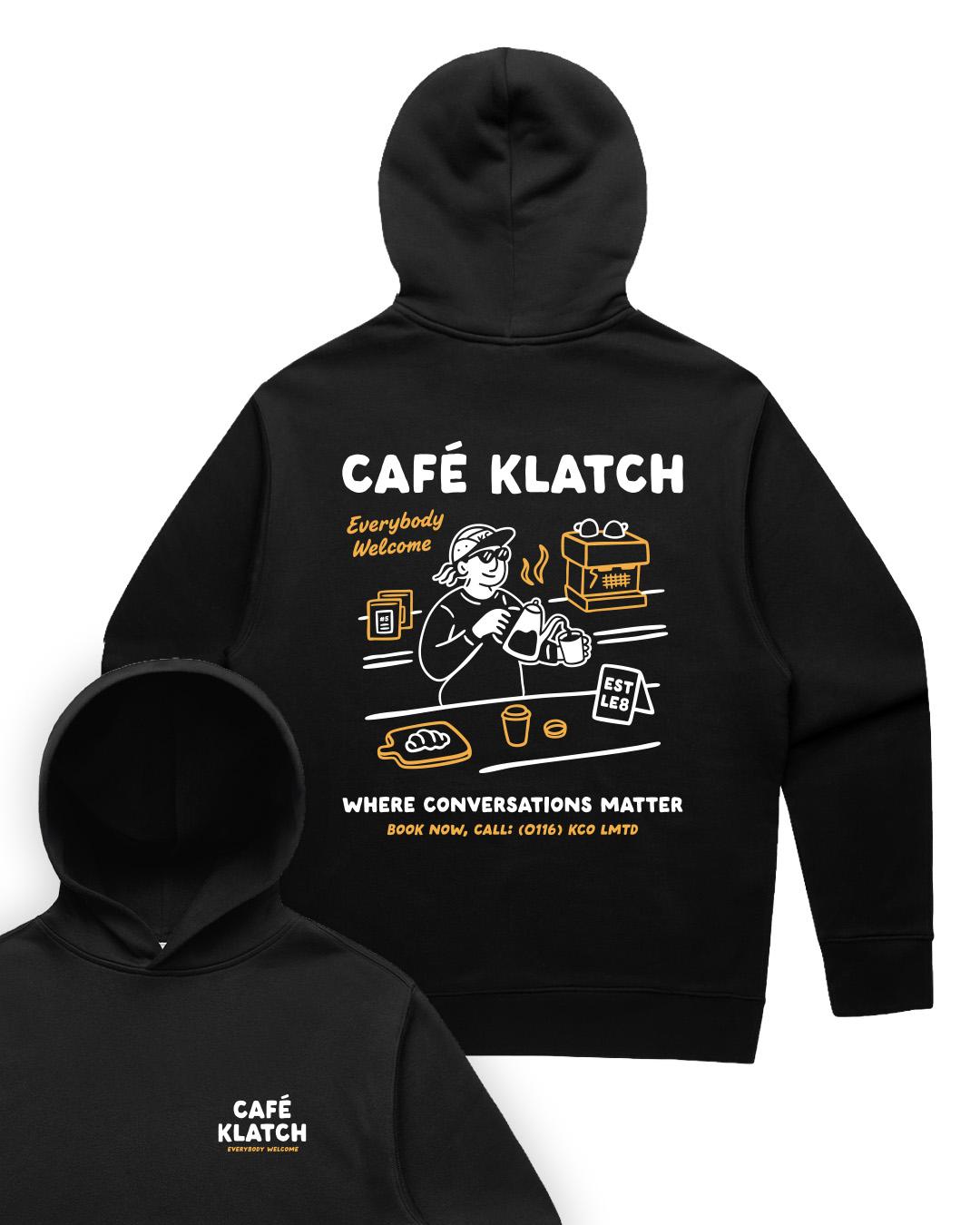 Cafe Klatch Hoodie | Klatch Co - Men's Mental Health Clothing Brand ...
